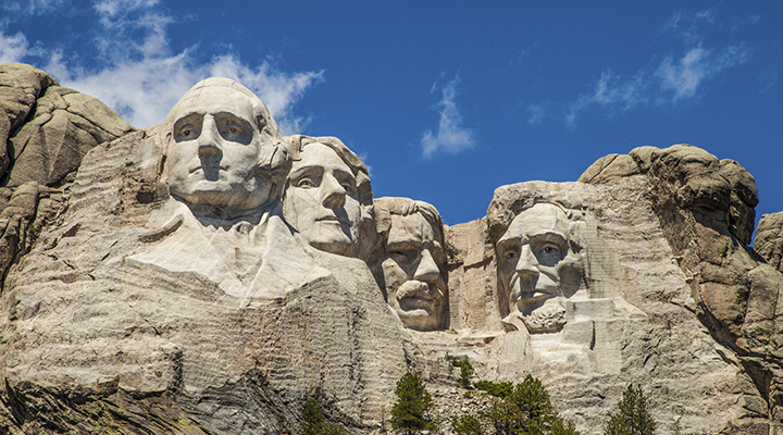 George Washington Smiling With Teeth