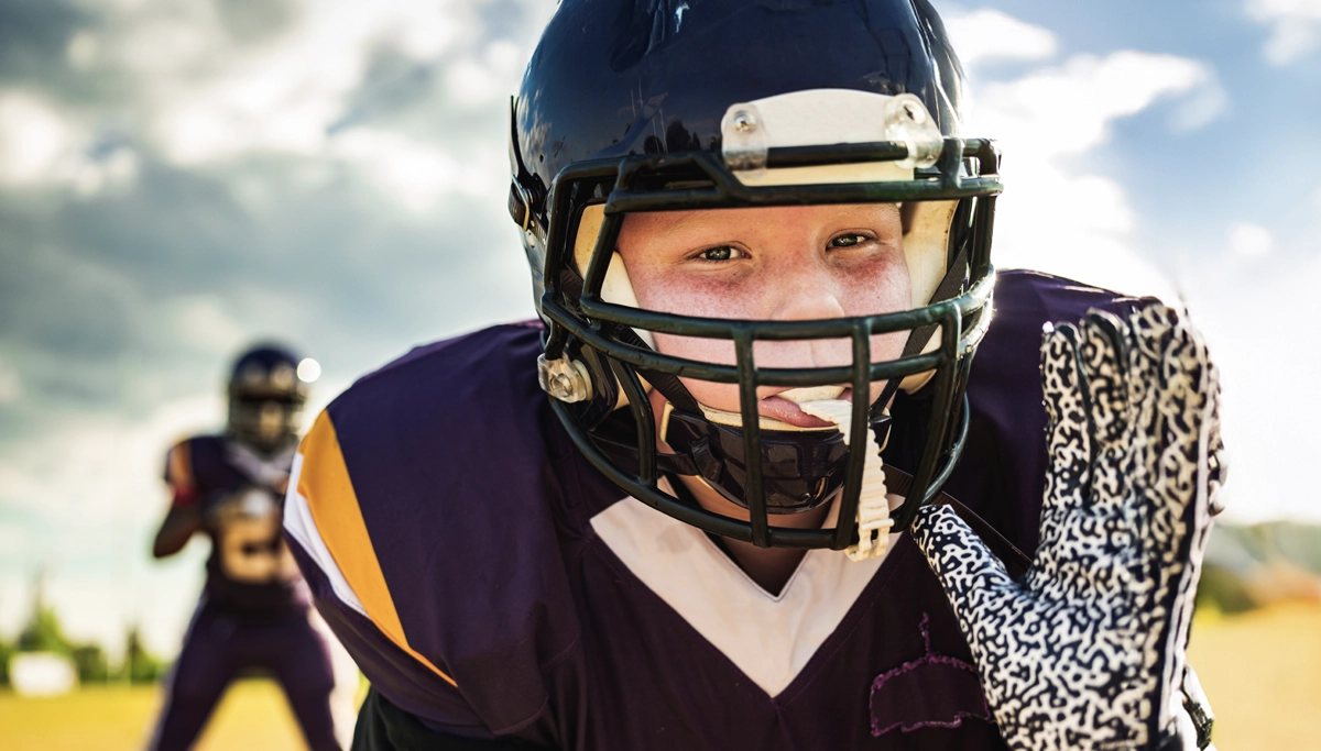 How Football Helmets Protect Your Teeth and Eyes | Delta Dental